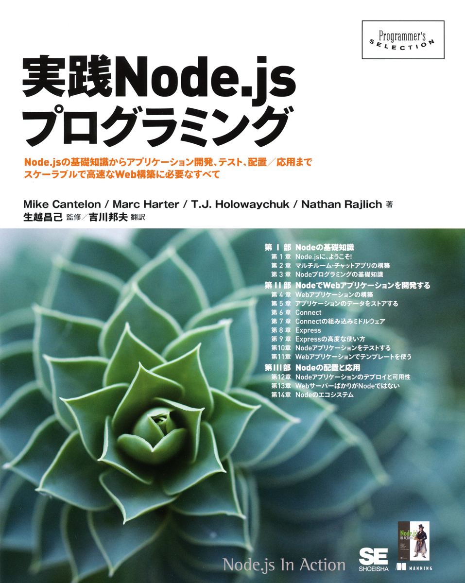 実践Node.jsプログラミング ｜ SEshop｜ 翔泳社の本・電子書籍通販サイト